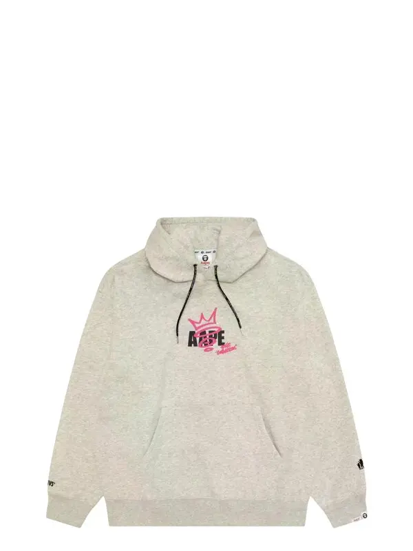 AAPE BY *A BATHING APE® Logo-print Hoodie - Neutrals