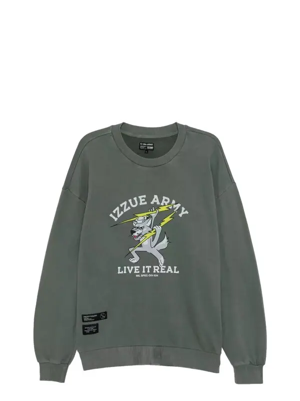 Izzue Graphic-print Sweatshirt - Green