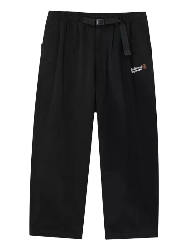 FINGERCROXX Belted Trousers - Black