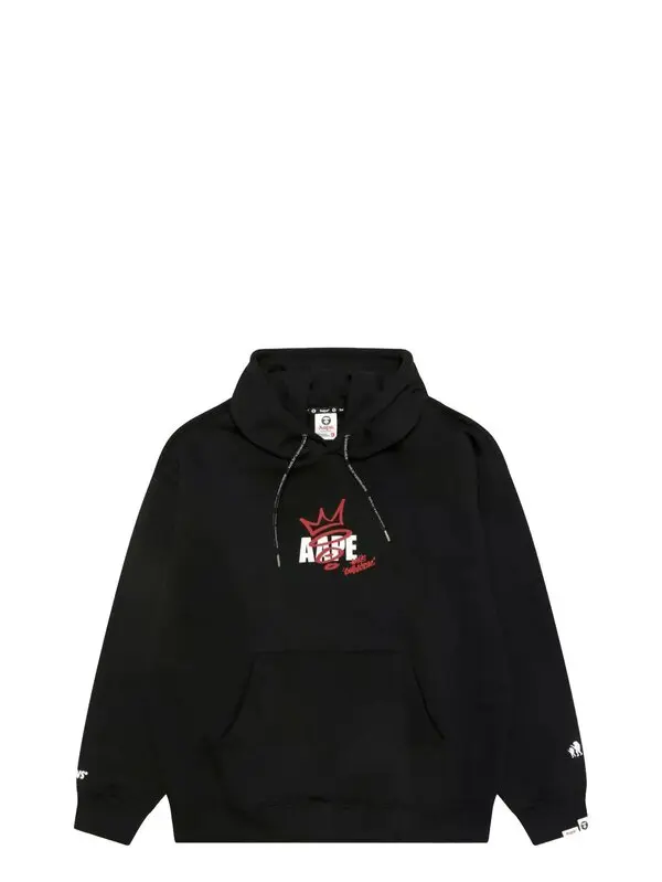 AAPE BY *A BATHING APE Logo-print Hoodie - Black