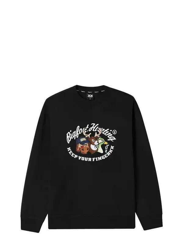 FINGERCROXX Graphic-print Sweatshirt - Black