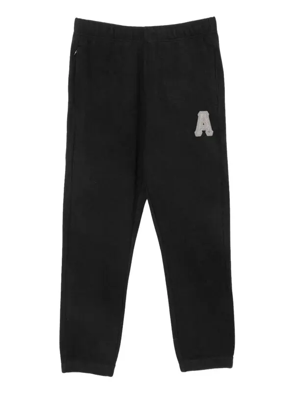 AAPE BY *A BATHING APE® Logo Patched Track Pants - Black