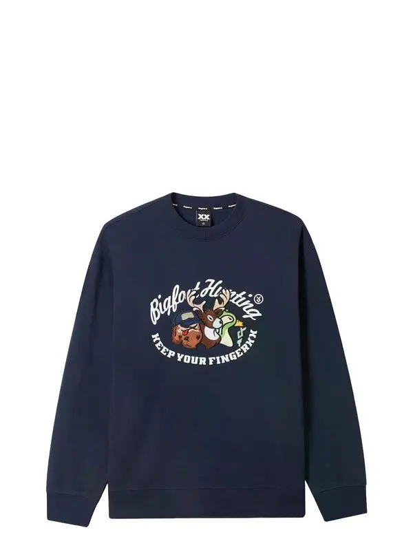 FINGERCROXX Graphic-print Sweatshirt - Blue