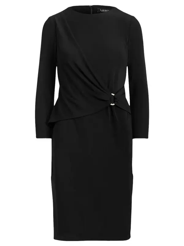 Ralph Lauren Ring-detail Mini Dress - Black