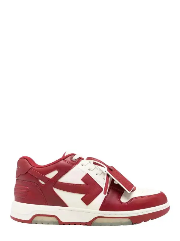 Off-White Arrow Panelled Sneakers - Red