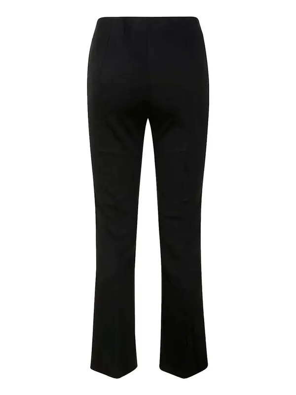 Liviana Conti Flared Trousers - Black