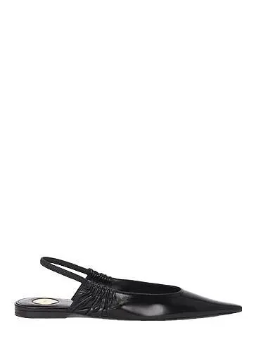 Saint Laurent Anne-marie Slingback Flat - Nero