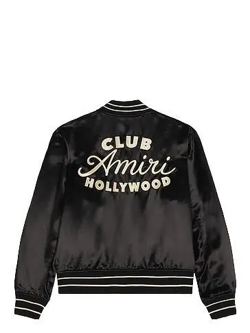 Amiri Club Bomber Jacket - Black