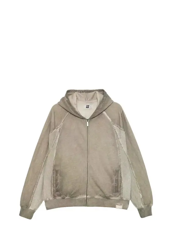 Izzue Logo-embroidered Hoodie - Neutrals