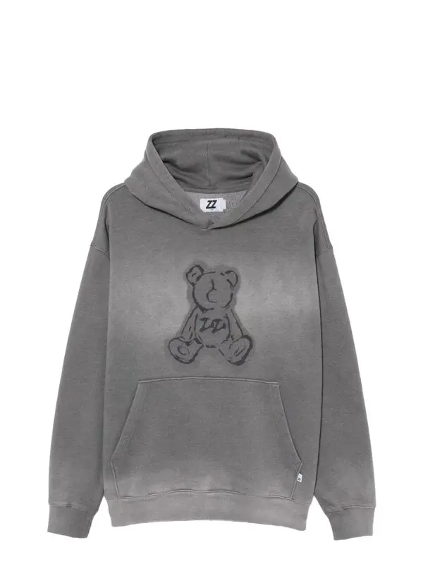 Izzue Graphic-print Hoodie - Grey