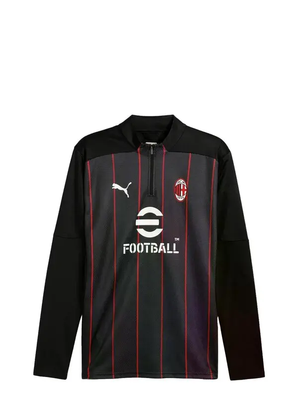 PUMA Ac Milan Pre-match Sweatshirt - Black