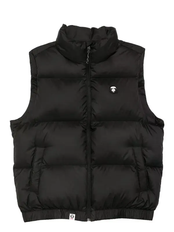 AAPE BY *A BATHING APE® Logo-patch Gilet - Black