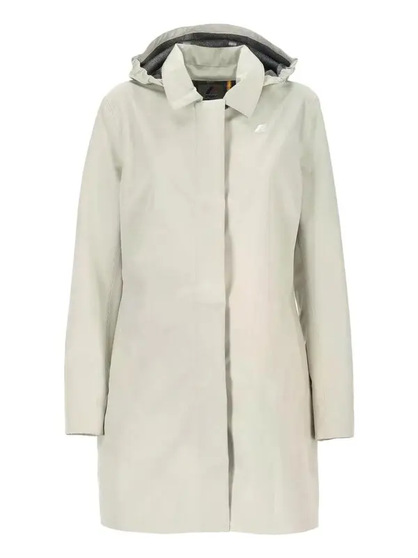 K-WAY Mathy Parka Coat - Neutrals