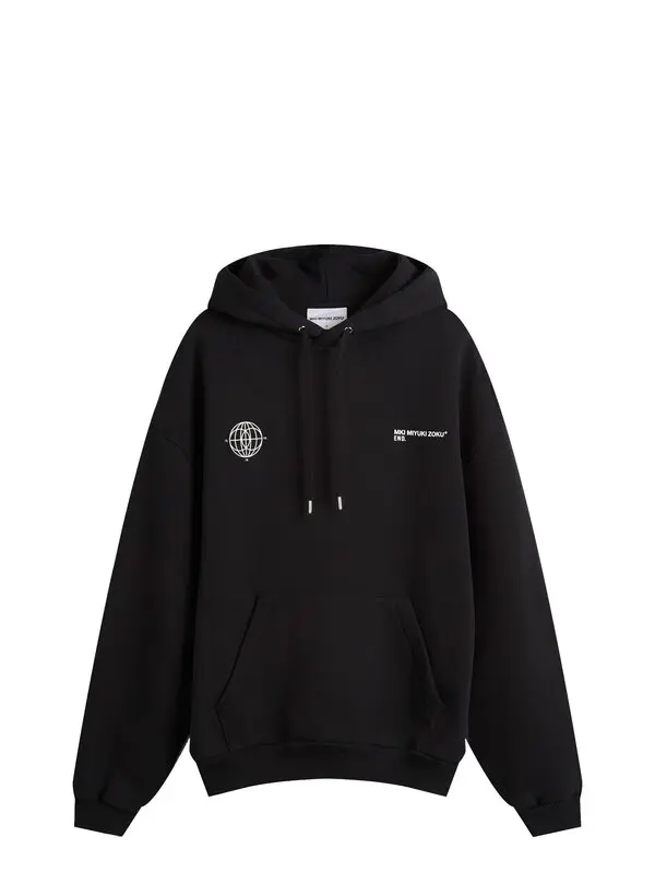 MKI MIYUKI ZOKU X 152010 Globe Hoodie - Black