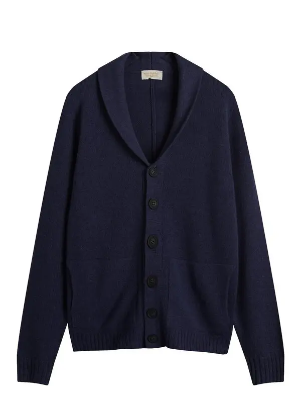 John Smedley Rockford Cashmere Cardigan - Midnight