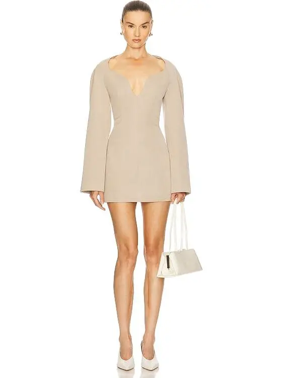 CAMILA COELHO Leona Mini Dress - Brown