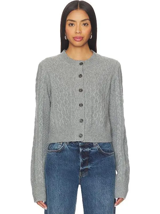 FAVORITE DAUGHTER Eleanor Cardigan - Heather Grey