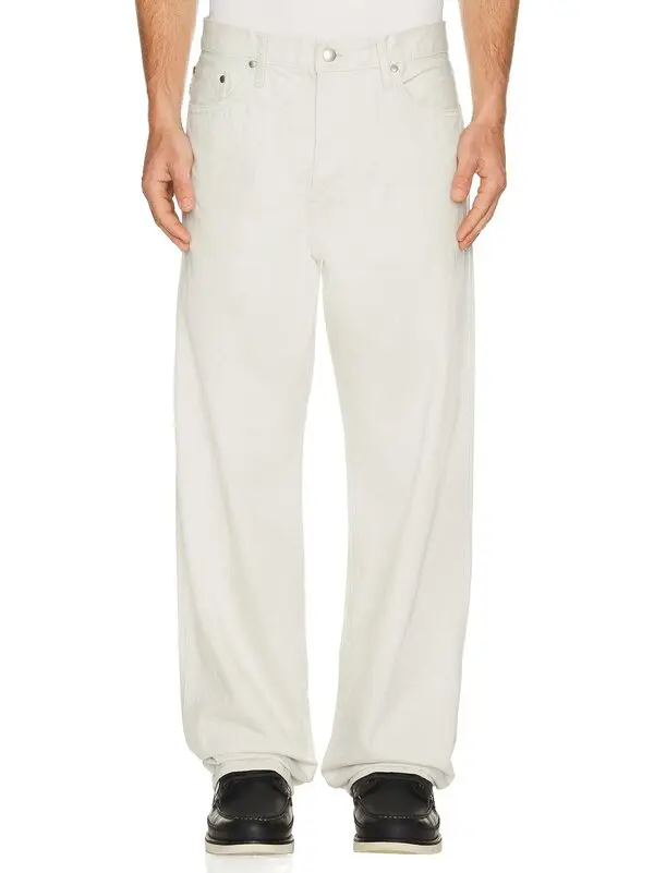 VOWELS Baggy Fit Denim Pant - Ivory