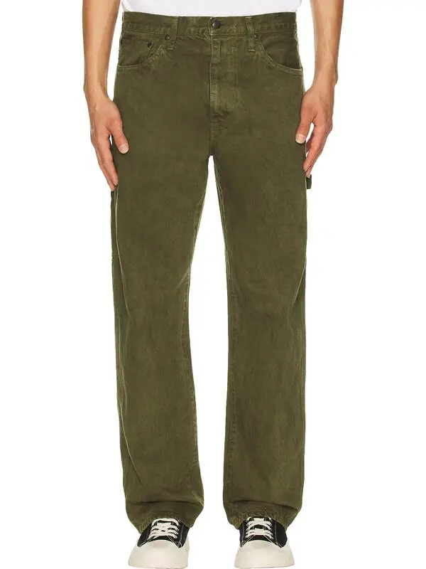 VOWELS Painter Pant - Dark Olive