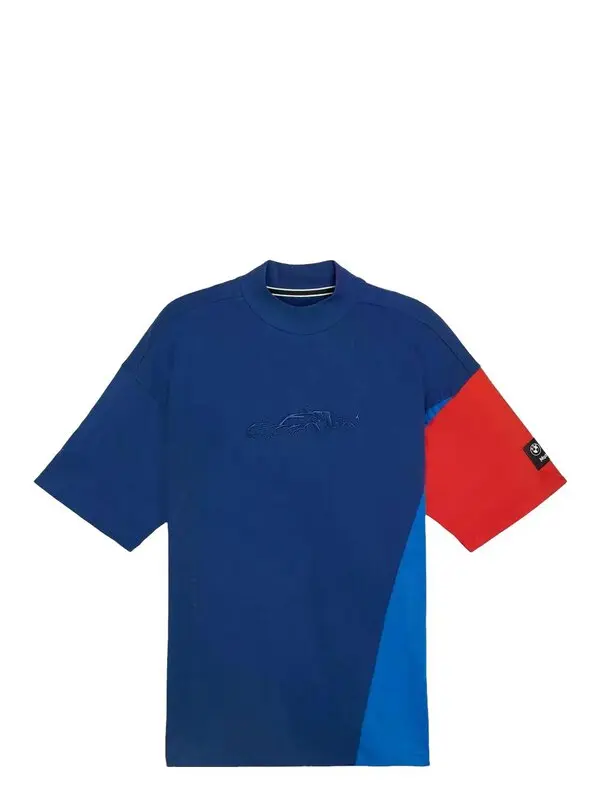 PUMA X Bmw Motorsports Car-embroidered T-shirt - Blue