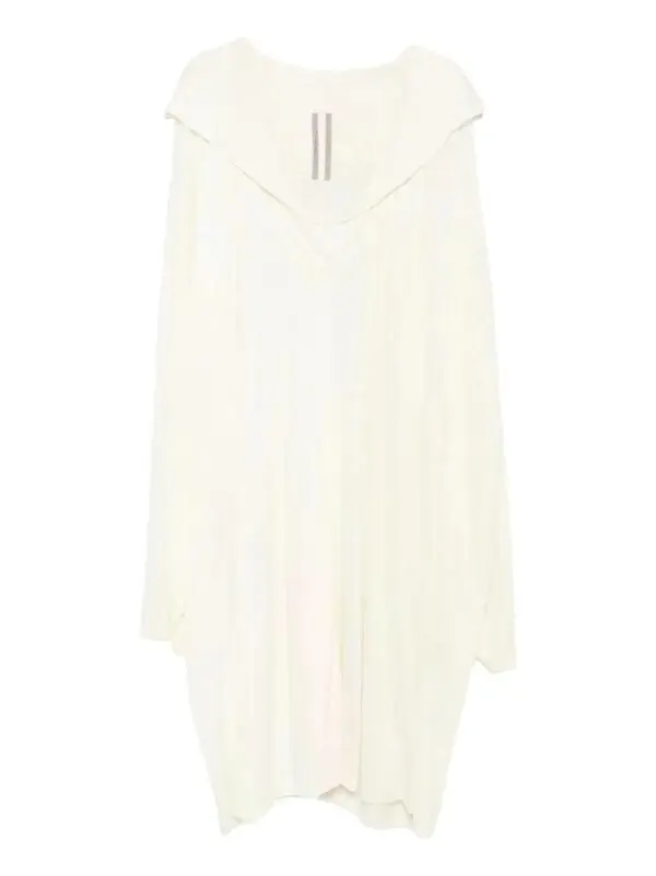Rick Owens Draped Long T-shirt - White