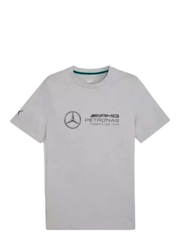 PUMA X Mercedes Amg Petronas F1 Team Logo-print T-shirt - Grey