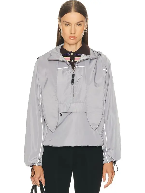 Sandy Liang Siena Pullover Jacket - Grey