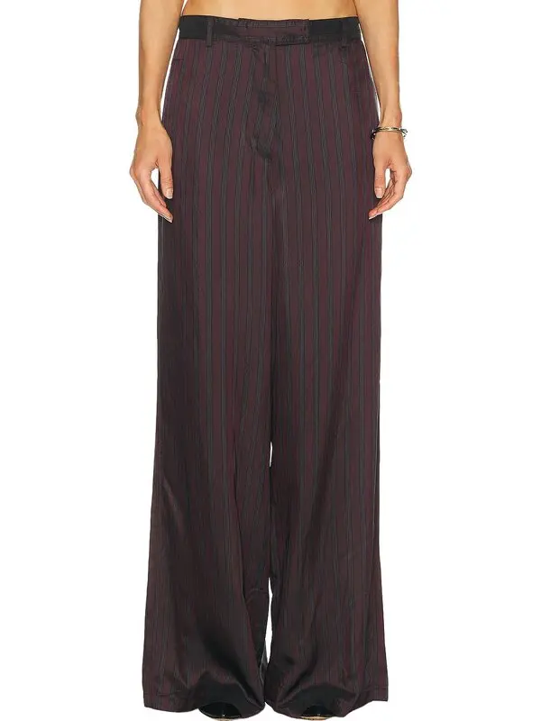Dries Van Noten Penn Pants - Burgundy