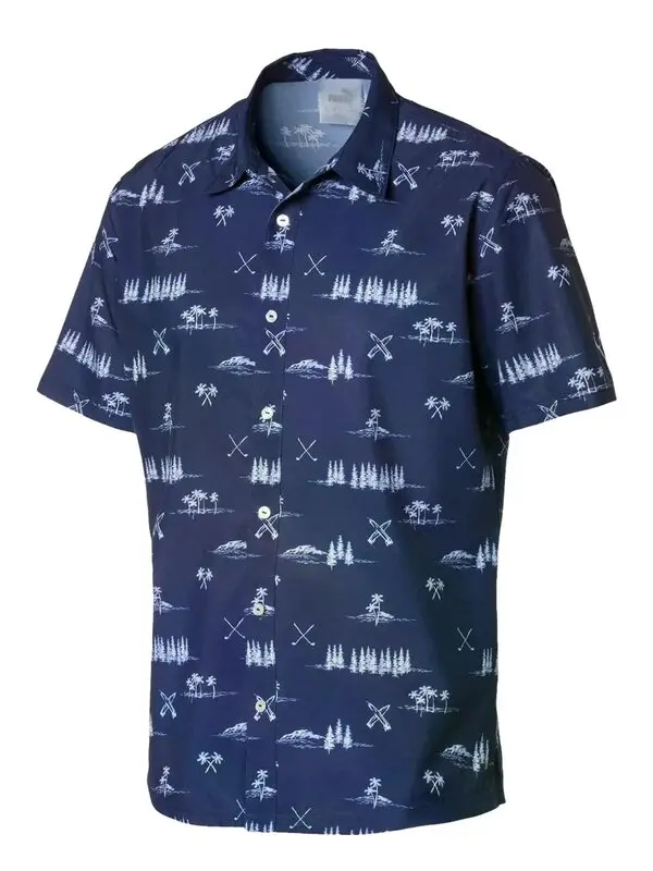 PUMA Paradise Printed Shirt - Blue