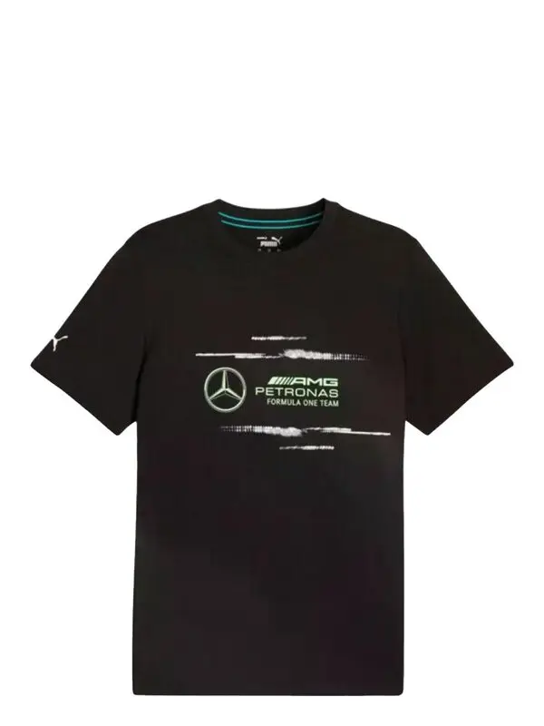 PUMA X Mercedes Amg Petronas F1 Team Logo-print T-shirt - Black