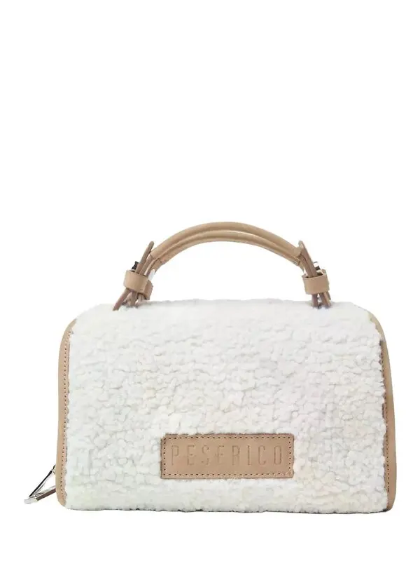 Peserico Mini Zip Handbag - White