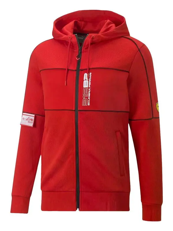 PUMA Piped Trim Track Jacket - Red