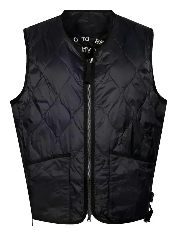 Taion Quilted Reversible Gilet - Black