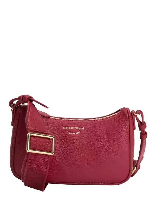 Emporio Armani Embossed Mini Bag - Red