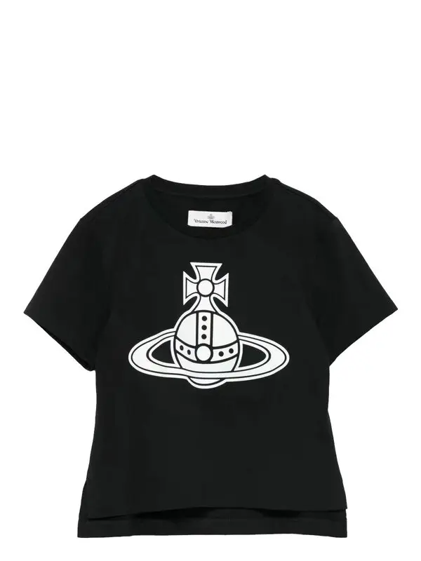 VIVIENNE WESTWOOD Orb-print T-shirt - Black