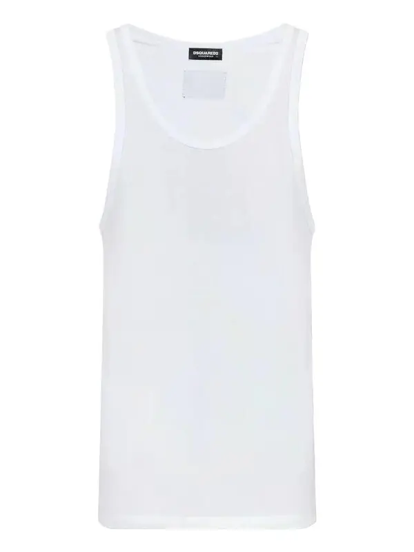 Dsquared2 Logo-patch Vest - White
