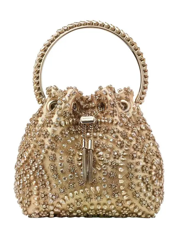 JIMMY CHOO Bon Bon Shoulder Bag - Gold
