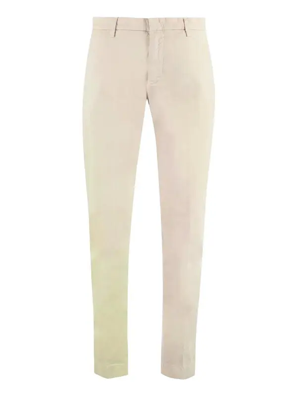 HANDPICKED Tailored Straight-leg Trousers - Neutrals