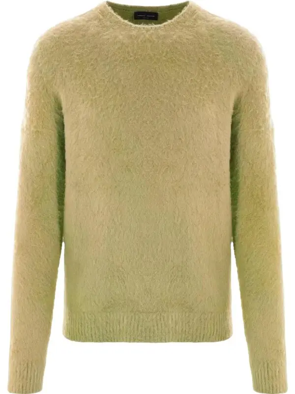 ROBERTO COLLINA Crew-neck Sweater - Green