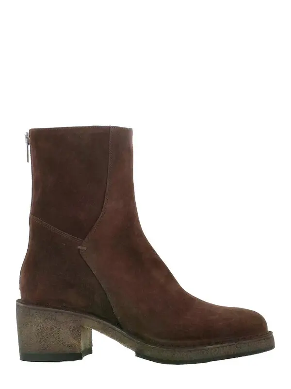 PANTANETTI 60mm Suede Ankle Boots - Brown