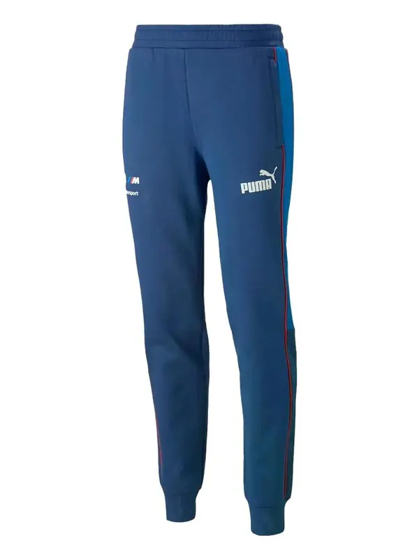 PUMA X Bmw M Motorsport Logo-print Track Pants - Blue