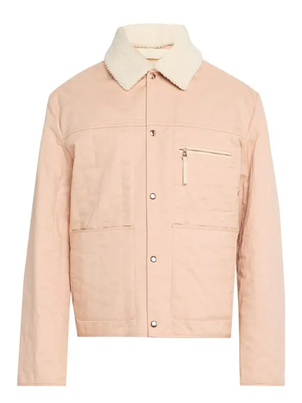 Moncler X Gilga Farm Donald Glover Kishus Padded Shirt Jacket - Peach