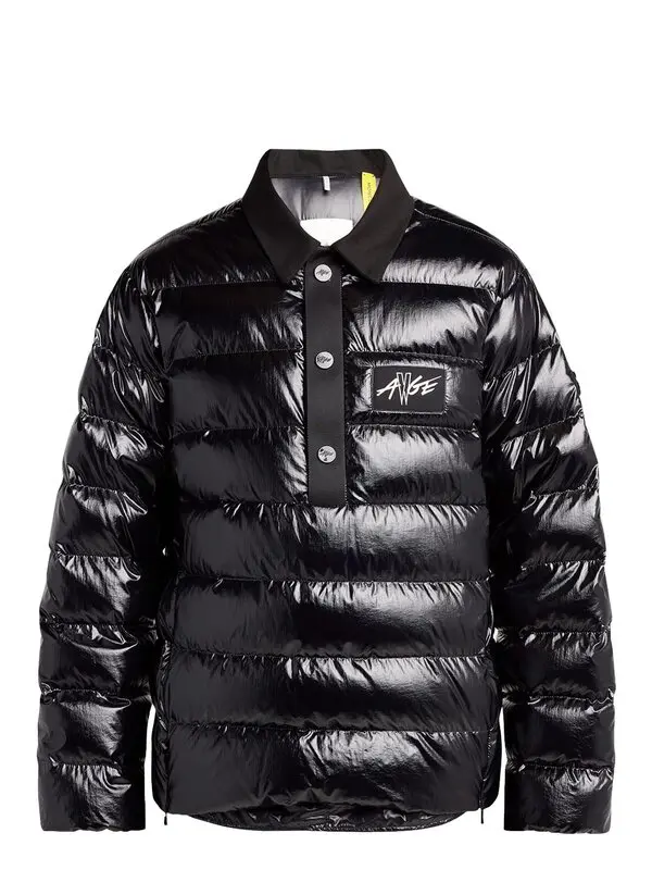 Moncler X A$ap Rocky Vardar Down Shirt Jacket - Black