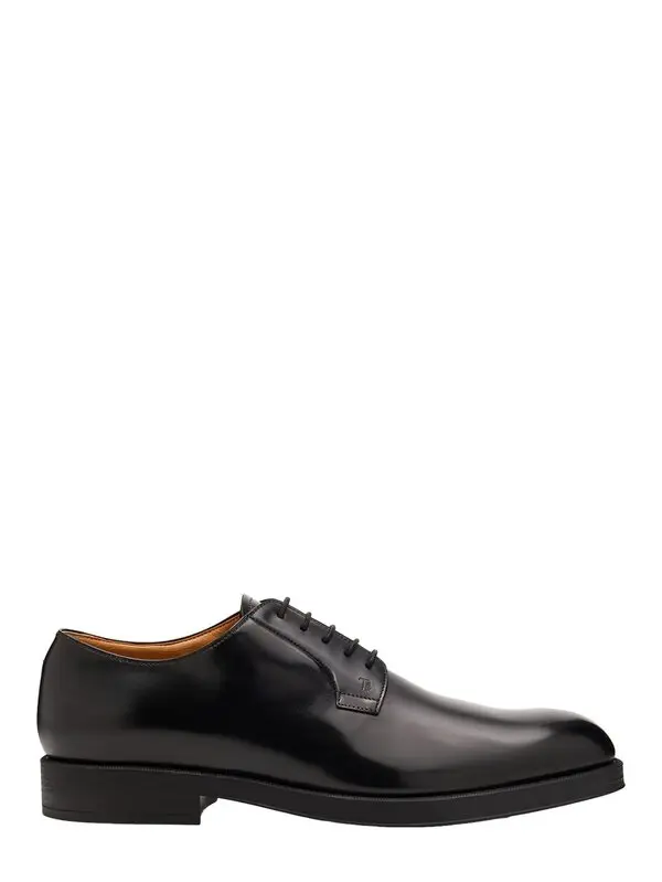 TOD'S Leather Derby Shoes - Nero