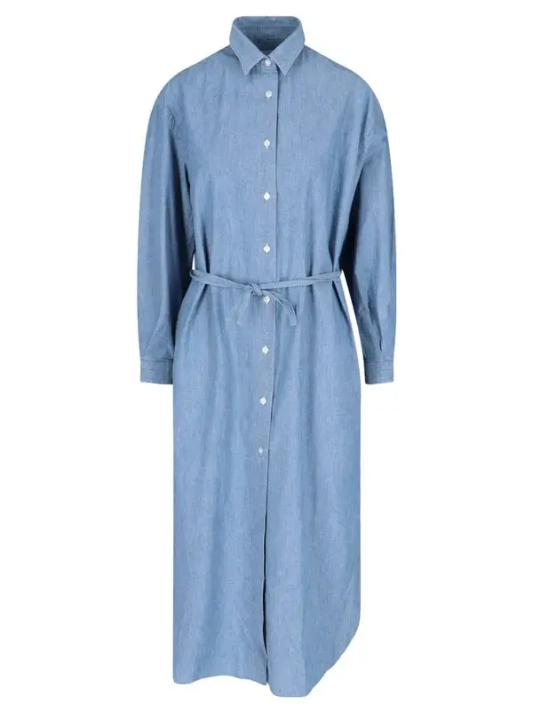 FINAMORE 1925 Shirt Dress - Blue