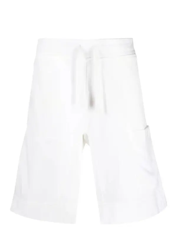 TEN C Side Patch-pocket Drawstring Shorts - White