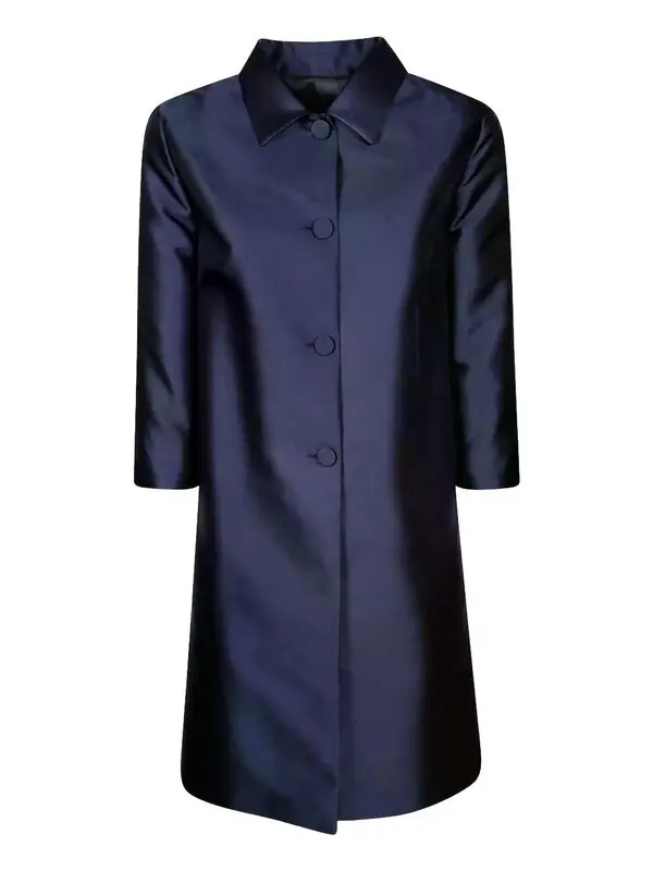 F.IT Buttoned Coat - Blue