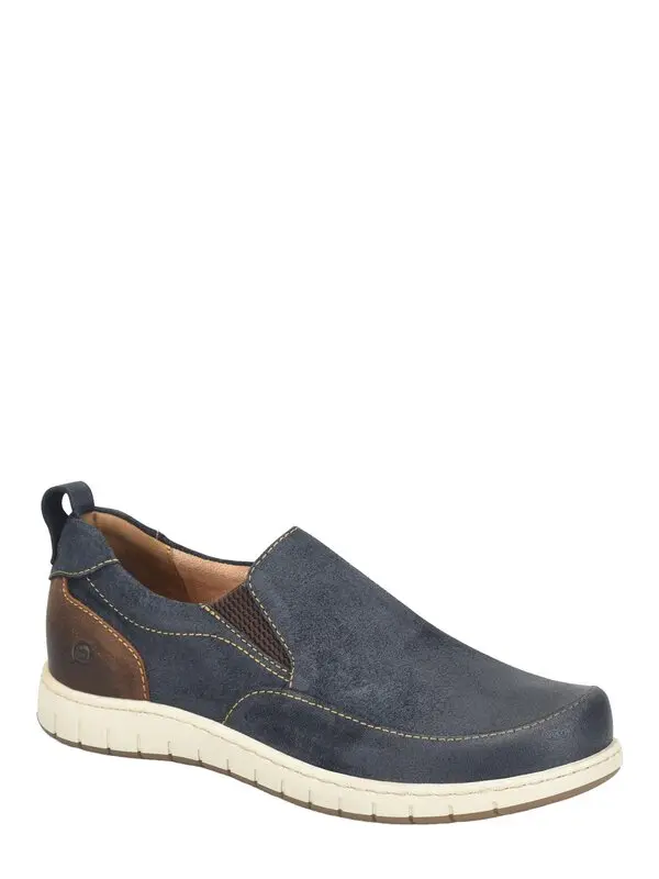 BØRN Leeds Slip-on Sneaker - Navy Distressed