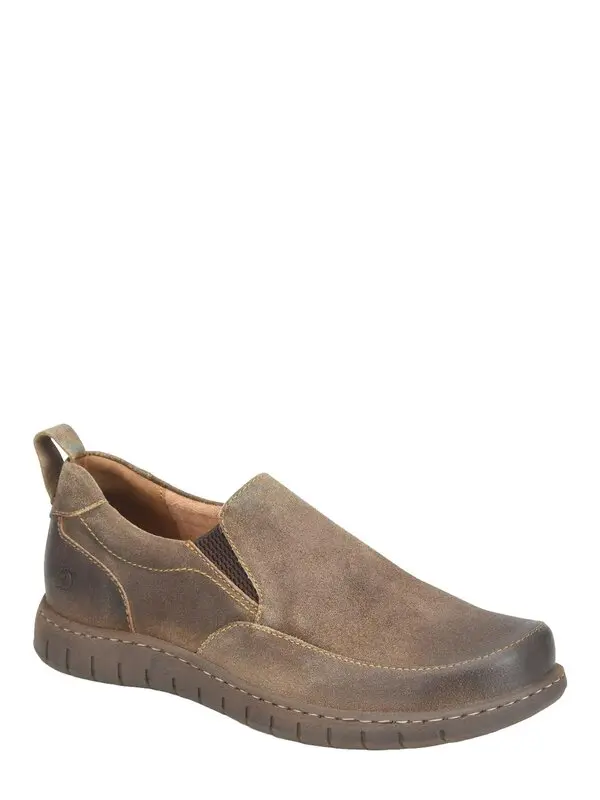 BØRN Leeds Slip-on Sneaker - Taupe Distressed