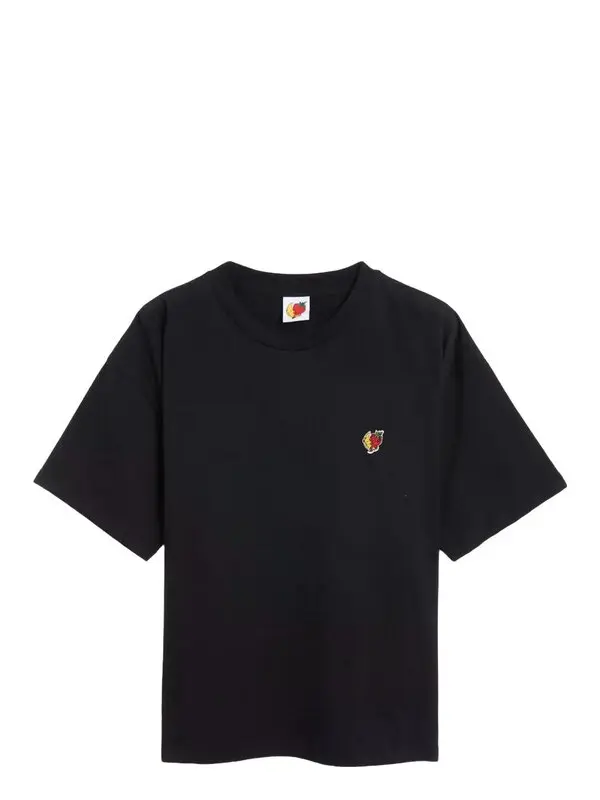 SKY HIGH FARM WORKWEAR Embroidered Fruit-logo T-shirt - Black